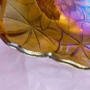 Indiana Glass | Dining | Euc Vintage Indiana Carnival Glass Iridescent ...